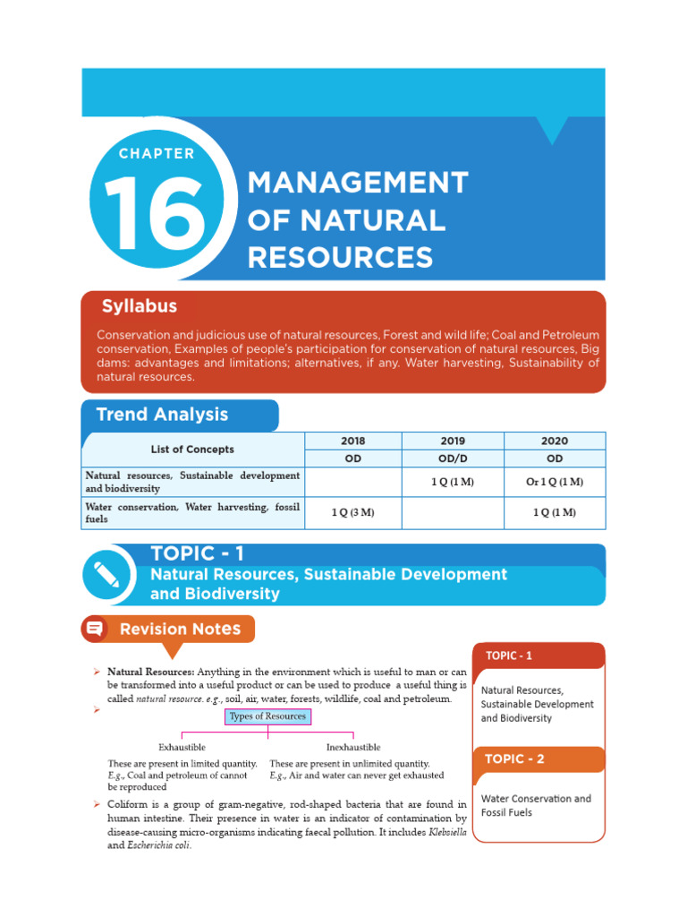 Management of Natural Resources Guide | PDF | Exhaust Gas | Fossil Fuels