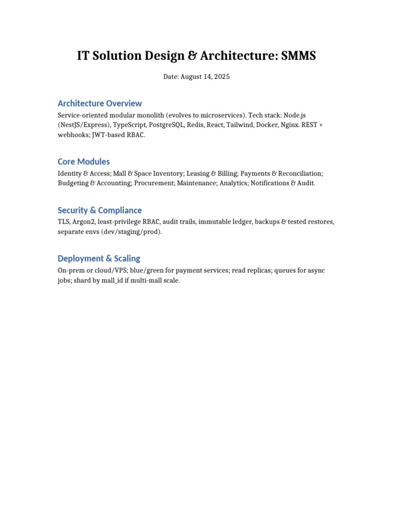 02 IT Solution Design and Architecture | PDF