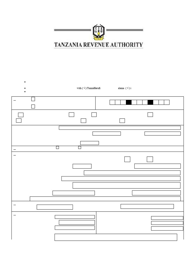 Taxpayer Registration Application Form | PDF | Taxes | Government Finances