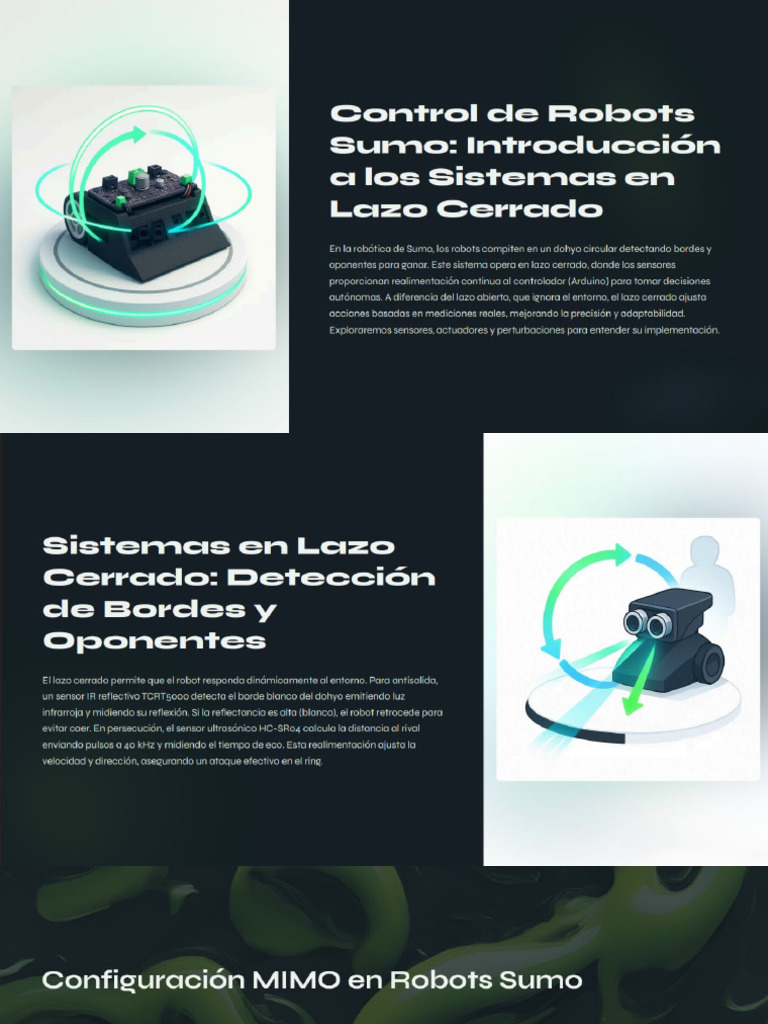 Presentación1- Sumo Robot | PDF