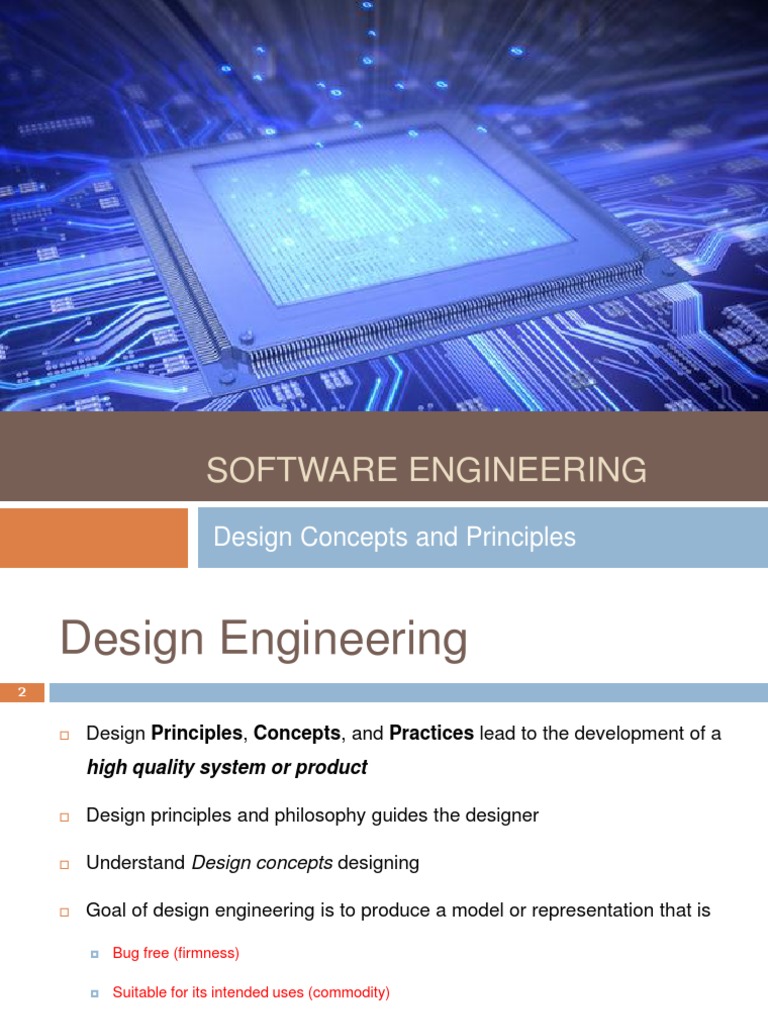 Software Engineering: Design Concepts and Principles | PDF | Component ...