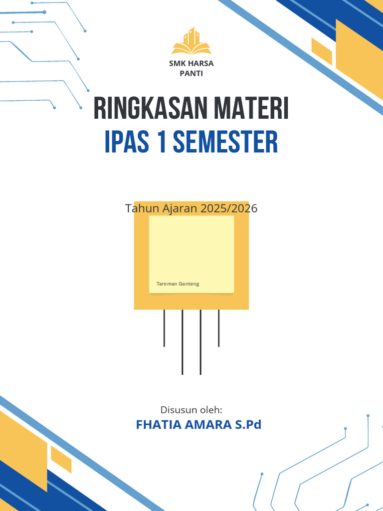 Biru Kuning Modern Sampul Modul Ajar Dokumen A4 | PDF