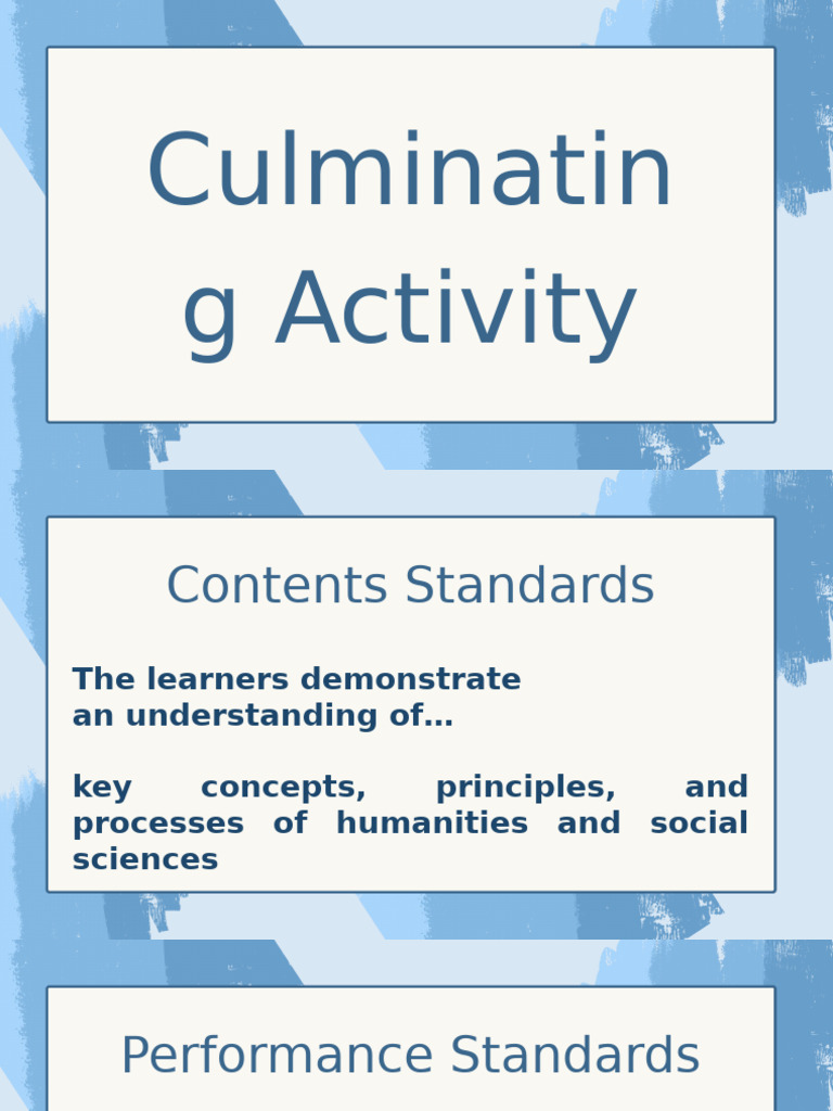 HUMSS Creative Portfolio Guidelines | PDF | Learning | Science