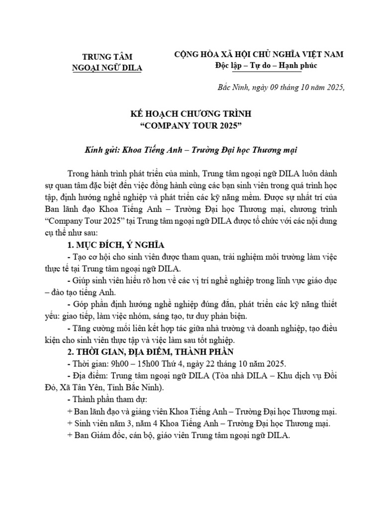 2025 Dila Tour Tmu | PDF