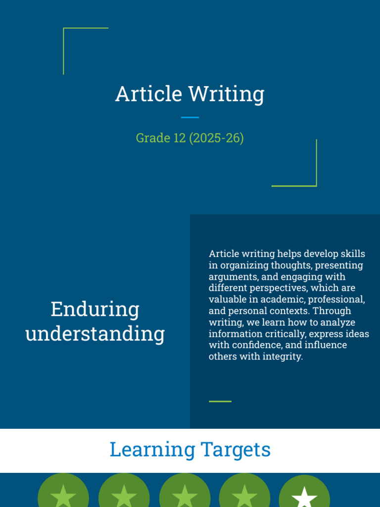 Mastering Article Writing Skills | PDF | Climate Change | Deforestation