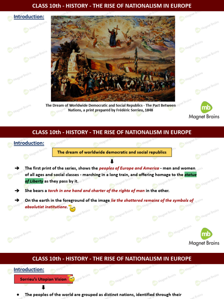 Rise of Nationalism in 19th Century Europe | PDF | Nationalism | German ...