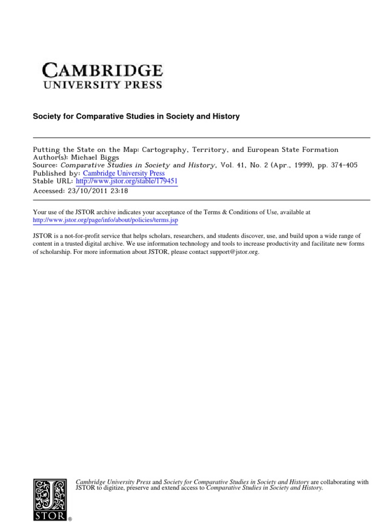 Biggs, Putting The State On The Map | PDF | Cartography | Map