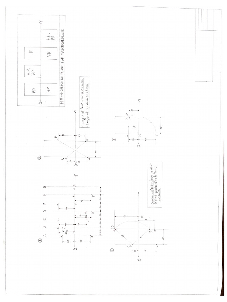 Engineering Graphics Drawing No-3 | PDF