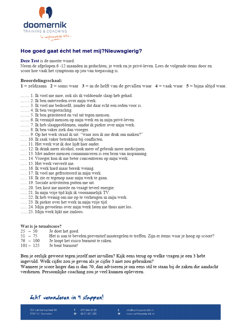 Test Burnout | PDF