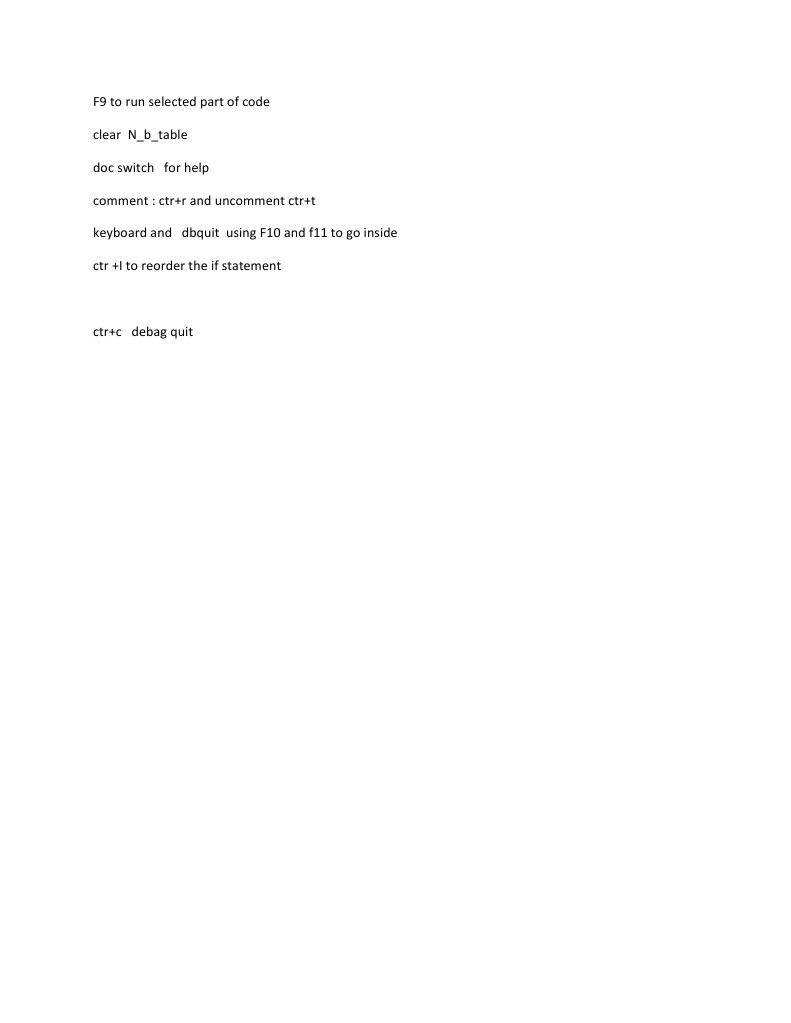 Code Debugging Shortcuts Guide | PDF