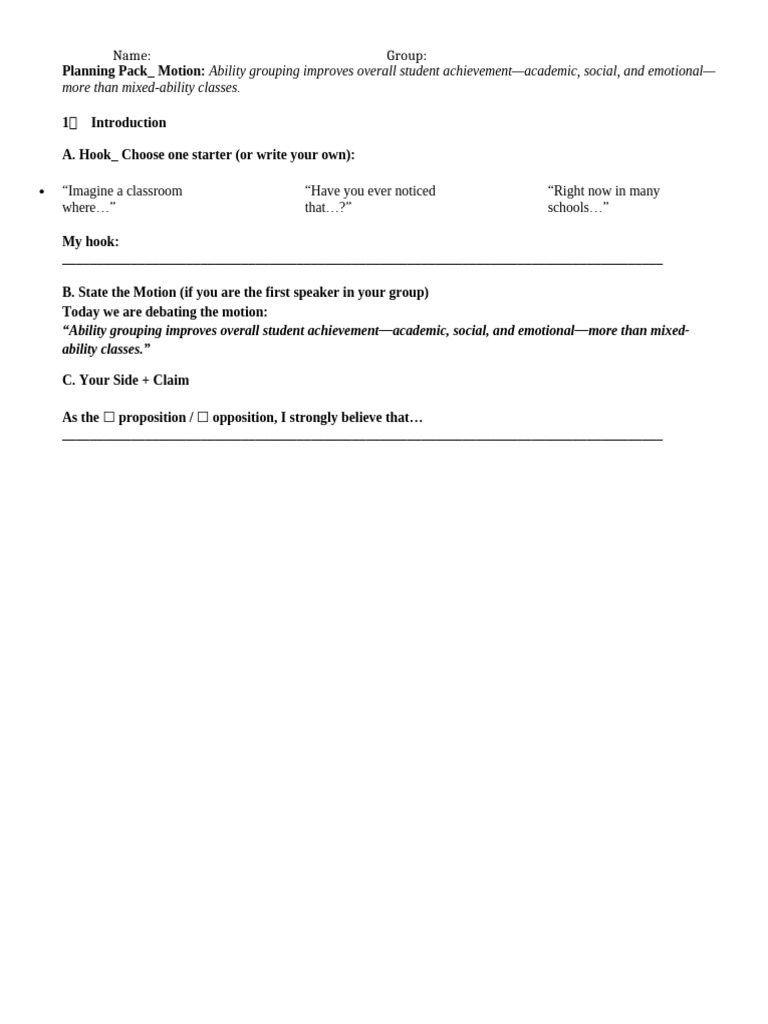 Ability Grouping vs. Mixed-Ability Classes | PDF | Epistemology | Logic