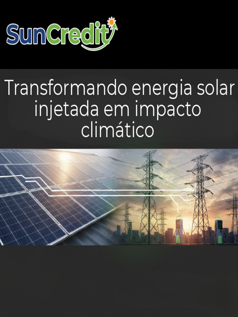 Transformando Energia Solar Injetada em Impacto Climático | PDF