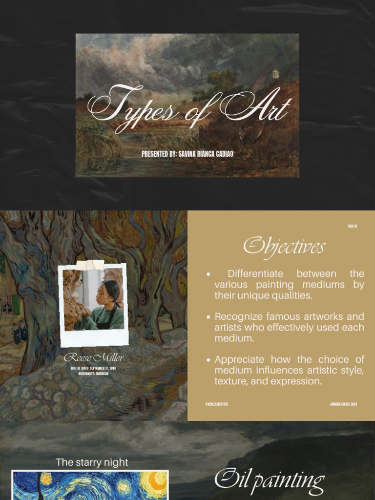 Black Art Portfolio Presentation PDF | PDF | Paintings | Watercolor ...