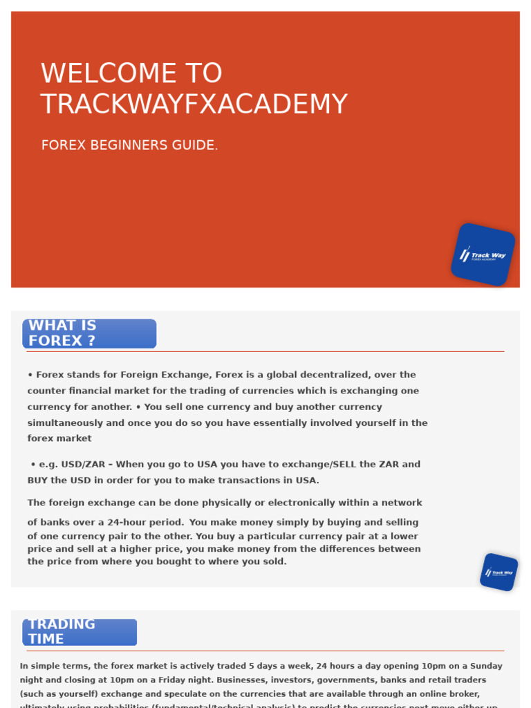 Track Way FX Academy | PDF | Foreign Exchange Market | International Trade