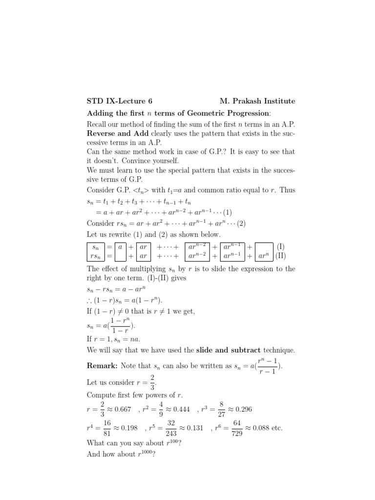 L6 | PDF | Mathematical Concepts | Number Theory