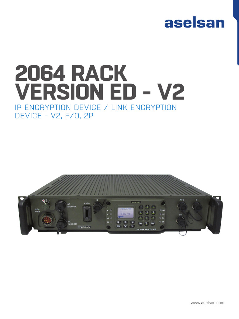 2064 IP Encryption Device Overview | PDF | Encryption | Computer Network