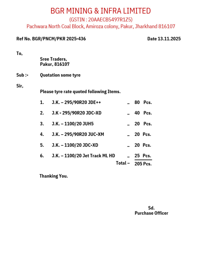 (GSTIN: 20AAECB5497R1Z5) Pachwara North Coal Block, Amiroza Colony ...