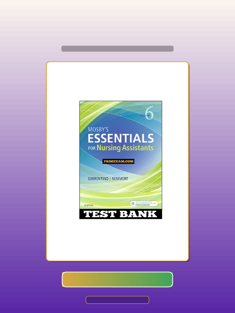 Ultimate Bundle Mosbys Essentials for Nursing Assistants 6th Edition ...