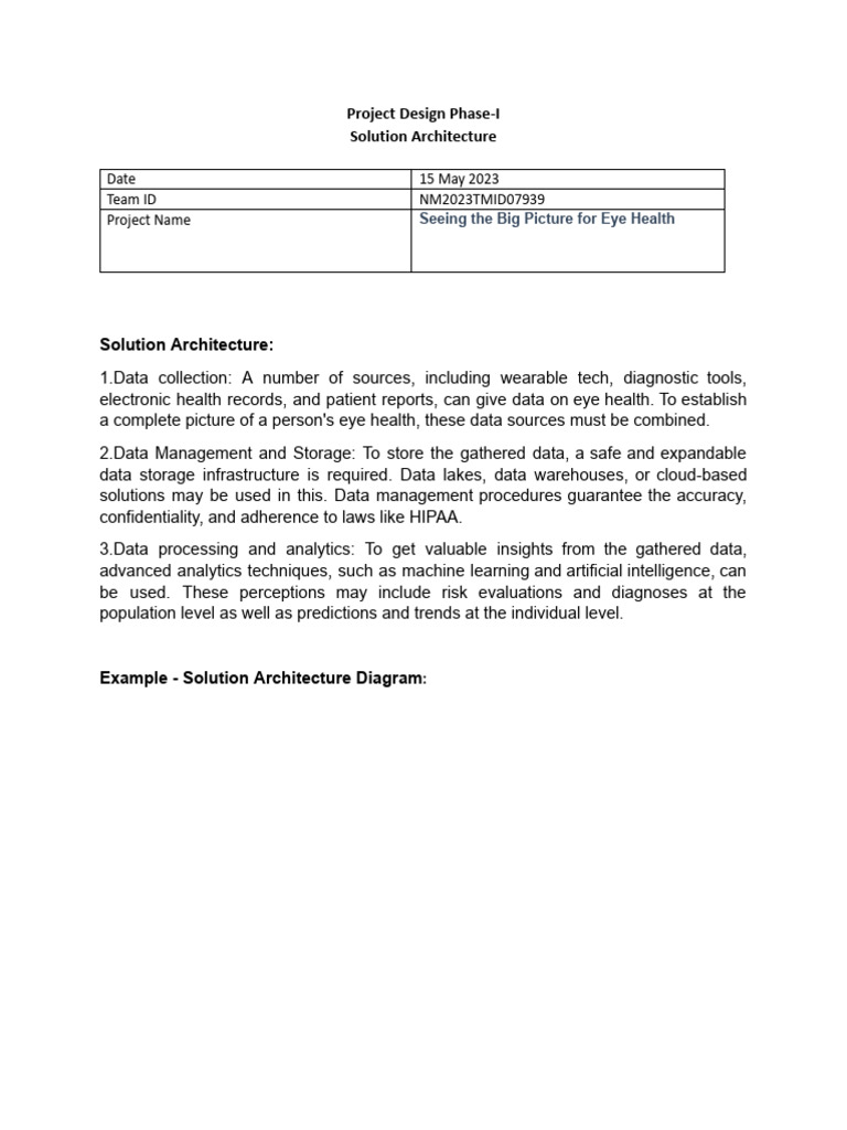 Project Design Phase-1 (Solution Architecture) | PDF