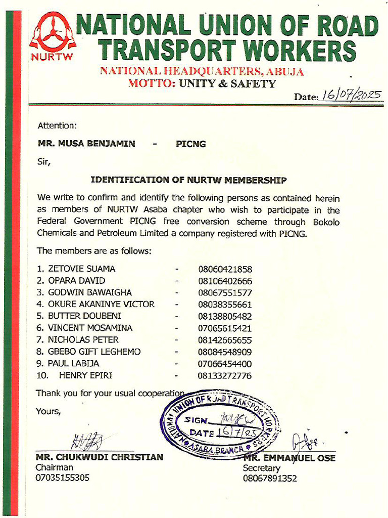 Bokolo Letter | PDF
