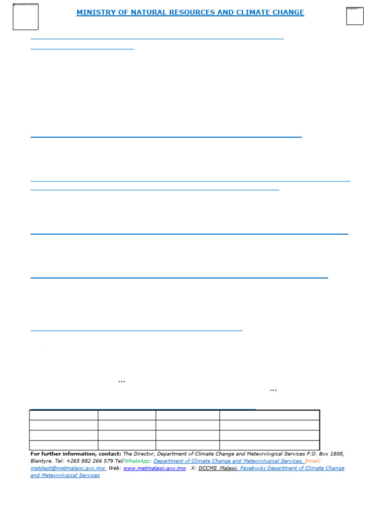WEATHER_FORECAST_FOR_TONIGHT_AND_TOMORROW_15TH__MAY_2025 | PDF ...