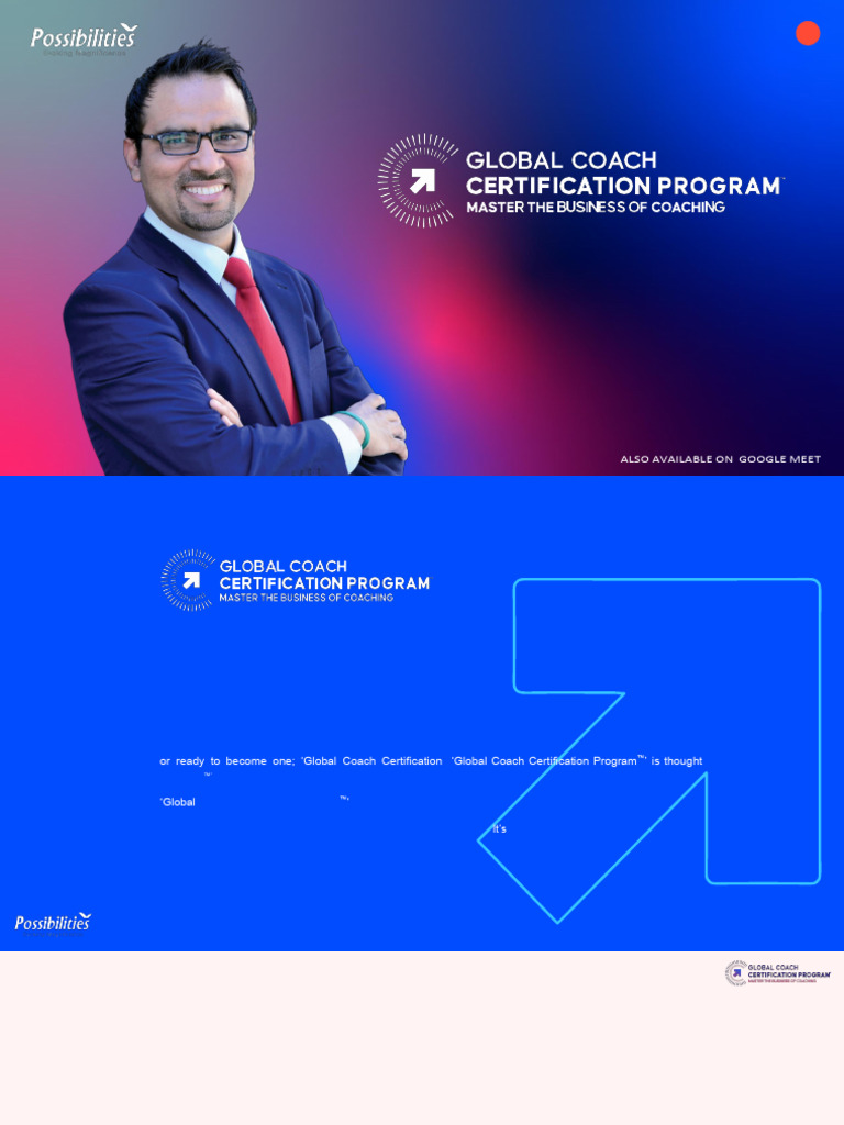 Brochure-Global Coach Certification Program by Qaiser Abbas | PDF ...