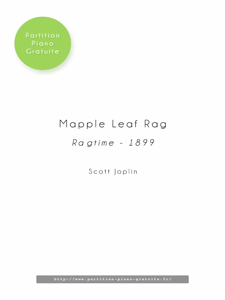 Mapple Leaf Rag | PDF
