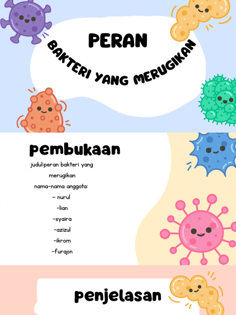 All About Germs Lessons For Elementary School in Colorful Illustrative ...