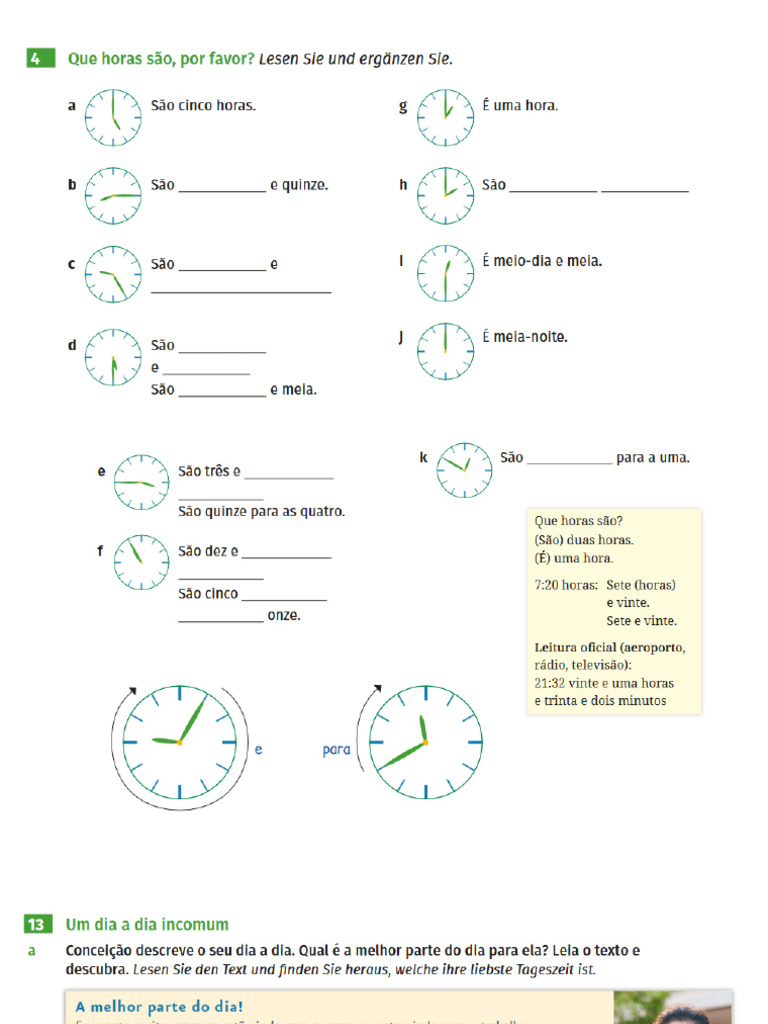 Que Horas São | PDF