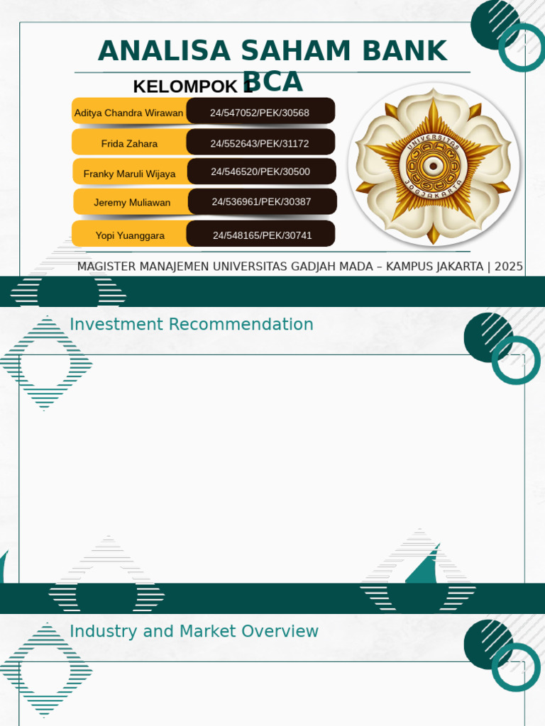 Analisa Saham Bank BCA 2025 | PDF | Financial Markets | Money