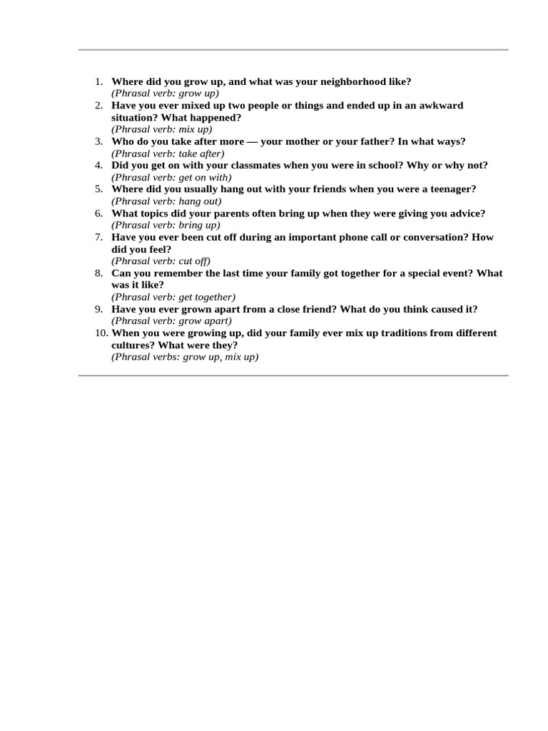 Multi Word Verbs | PDF