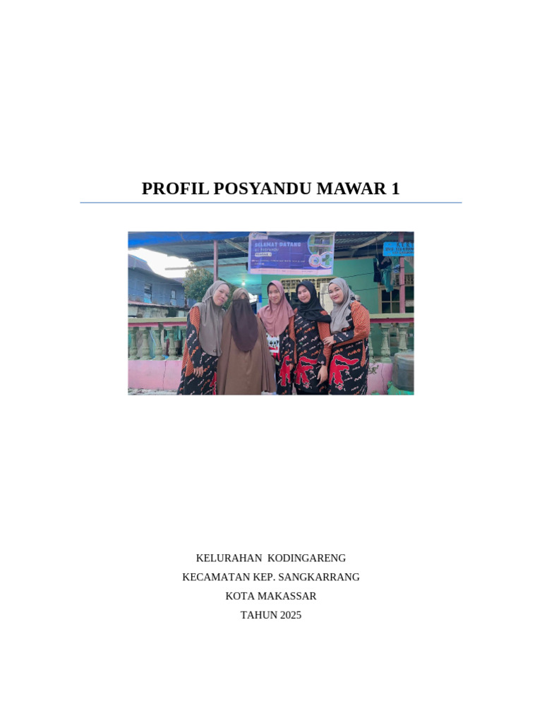 Profil_Posyandu_Mawar_1 2025 | PDF