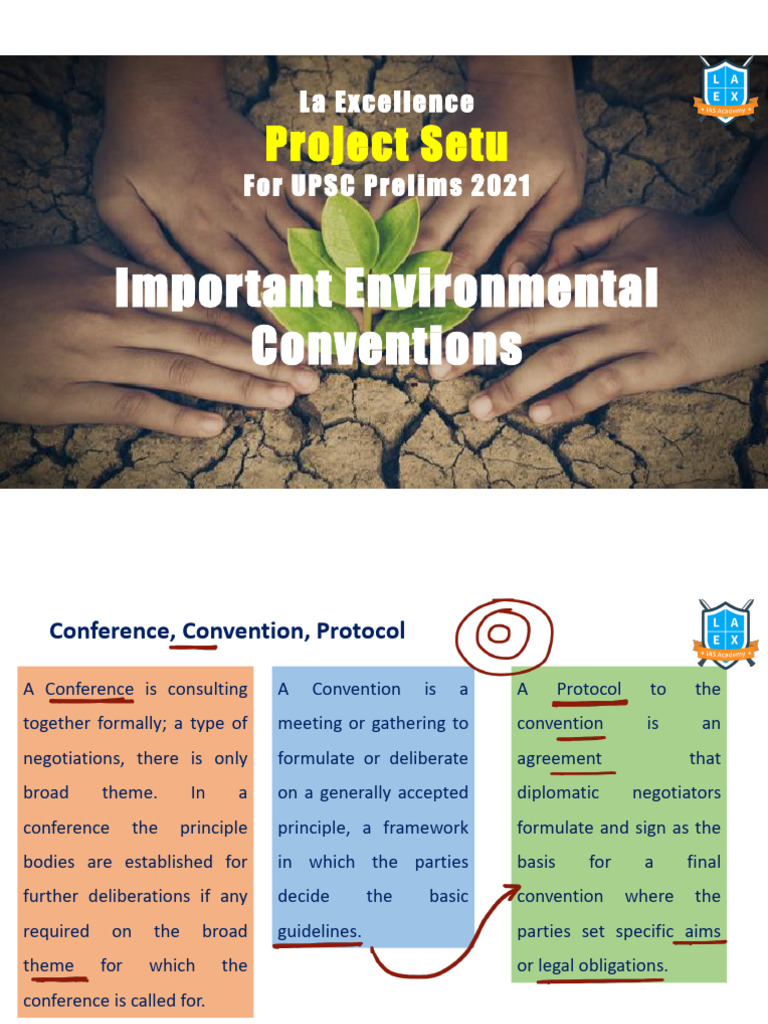 Key Environmental Conventions for UPSC | PDF | Kyoto Protocol | United ...