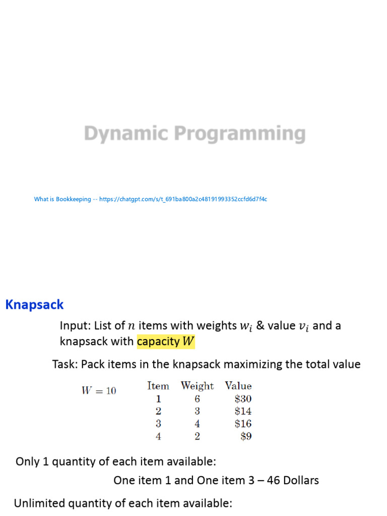 Week 14 | PDF | Dynamic Programming | Time Complexity