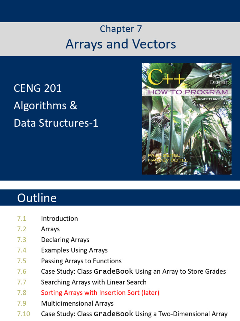 Arrays and Vectors | PDF | Integer (Computer Science) | Software Development
