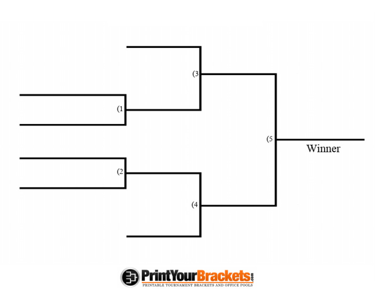 6 Team Single Fillable (1) Badminton Bracket | PDF
