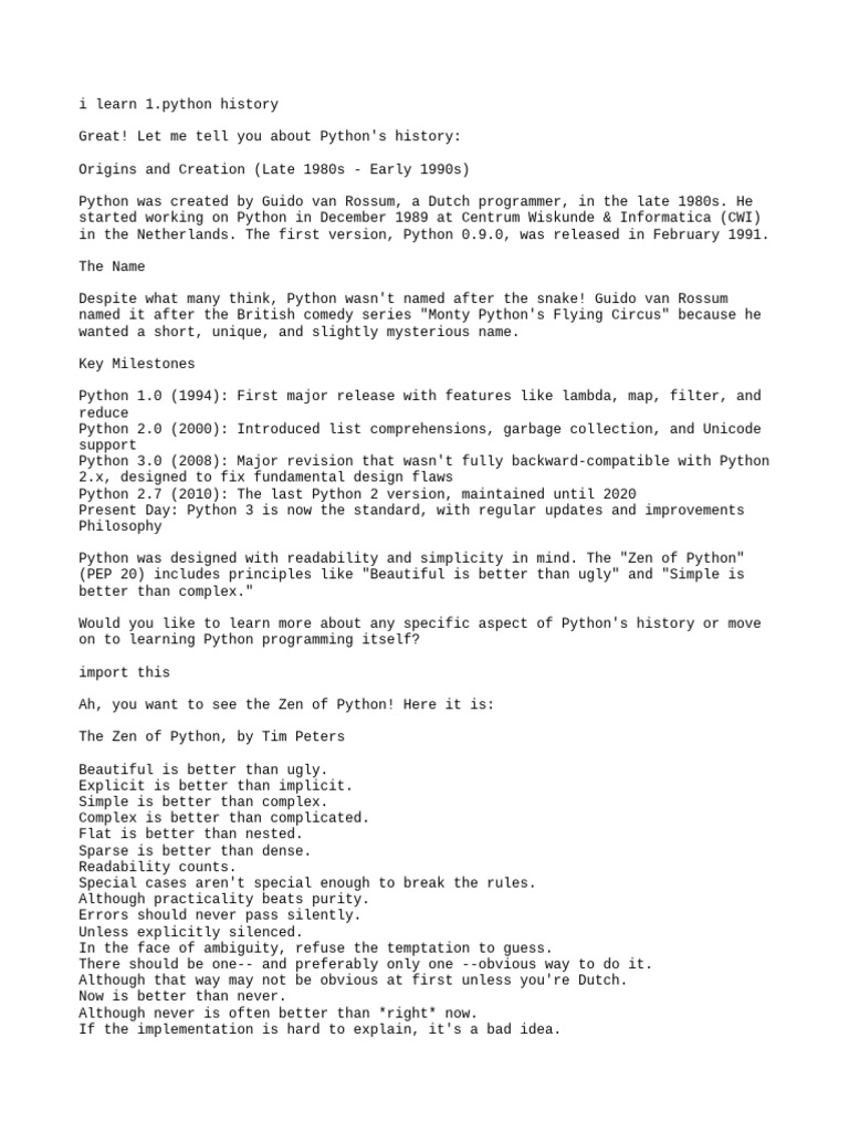 Python Roadmap | PDF | Magician (Fantasy) | Python (Programming Language)