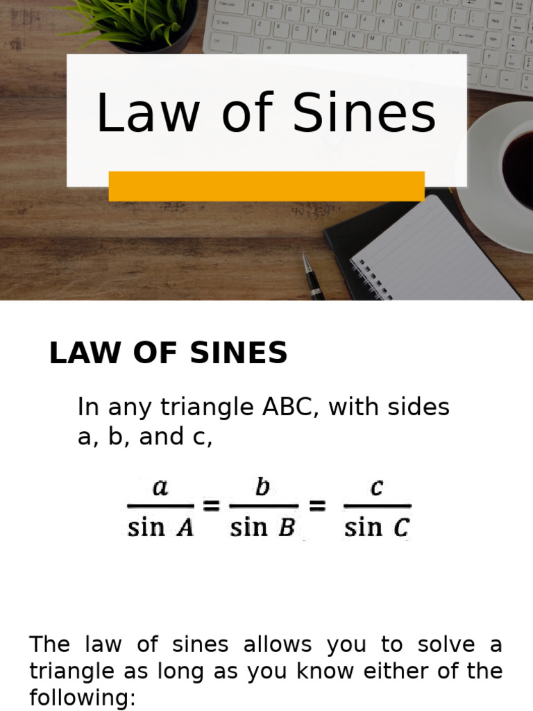 MATH 9 LAS OF SINES AMBIGOUOS CASE | PDF