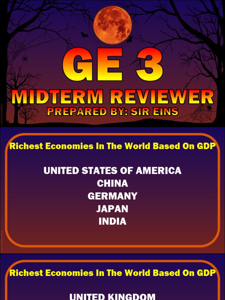 Ge 3 Midterm Reviewer | PDF | Trade Agreements | World Trade Organization