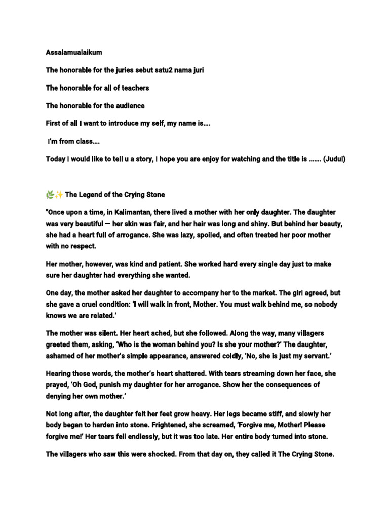 Story Telling | PDF