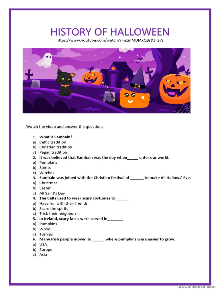 History of Samhain and Halloween Traditions | PDF | Halloween | Trick ...