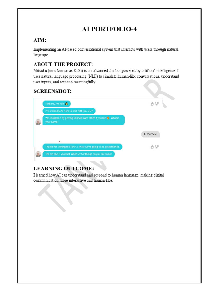 AI PORT | PDF | Artificial Intelligence | Intelligence (AI) & Semantics
