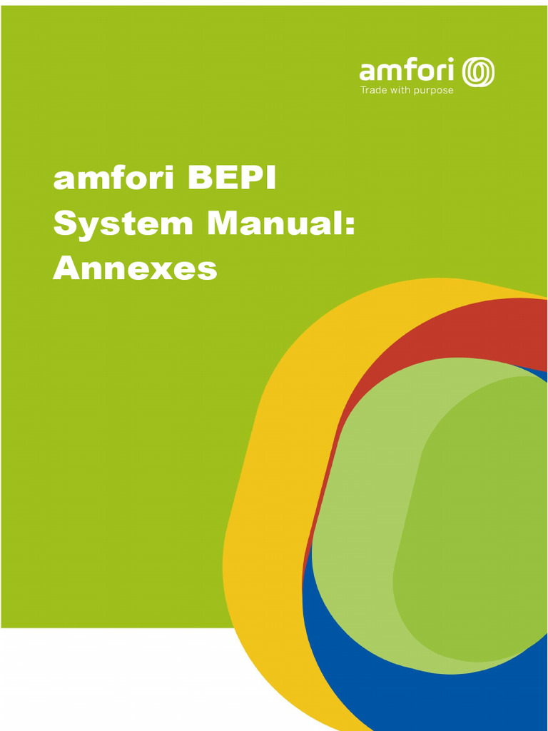 amfori BEPI System Manual Annexes | PDF | Audit | Risk