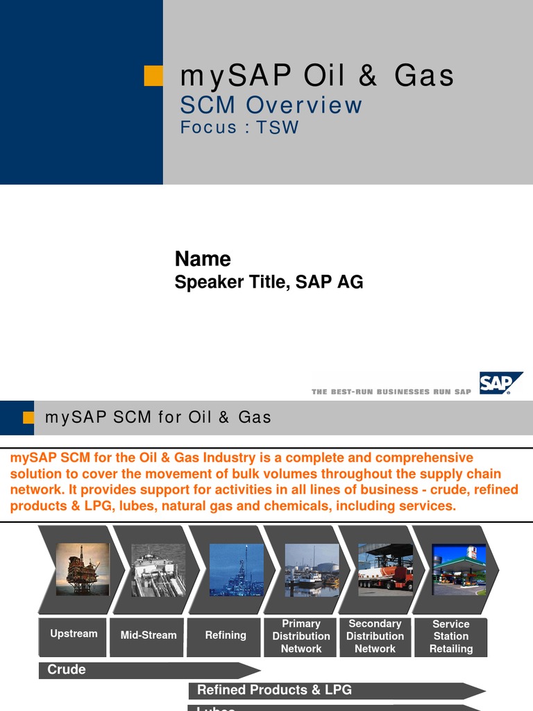 Sap Oil & Gas | PDF | Supply Chain Management | Inventory
