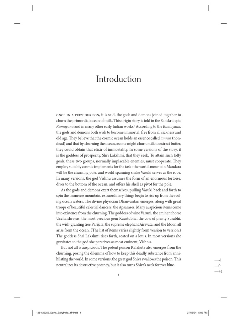 Churning the Ocean of Early Indian Religions | PDF | Vishnu | Vedas