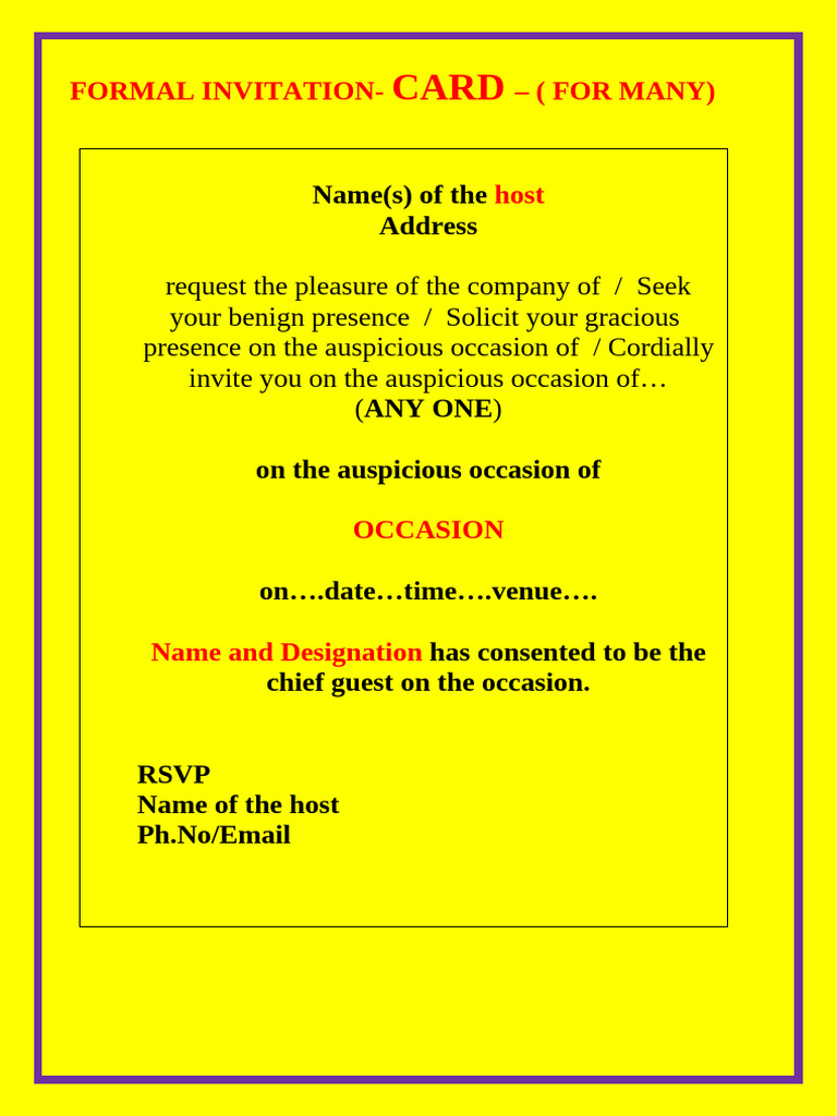 Formal Invitation 25-1 | PDF