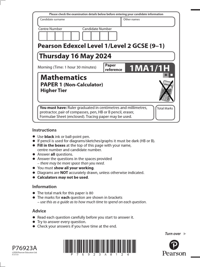 Paper 1 | PDF | Mathematics