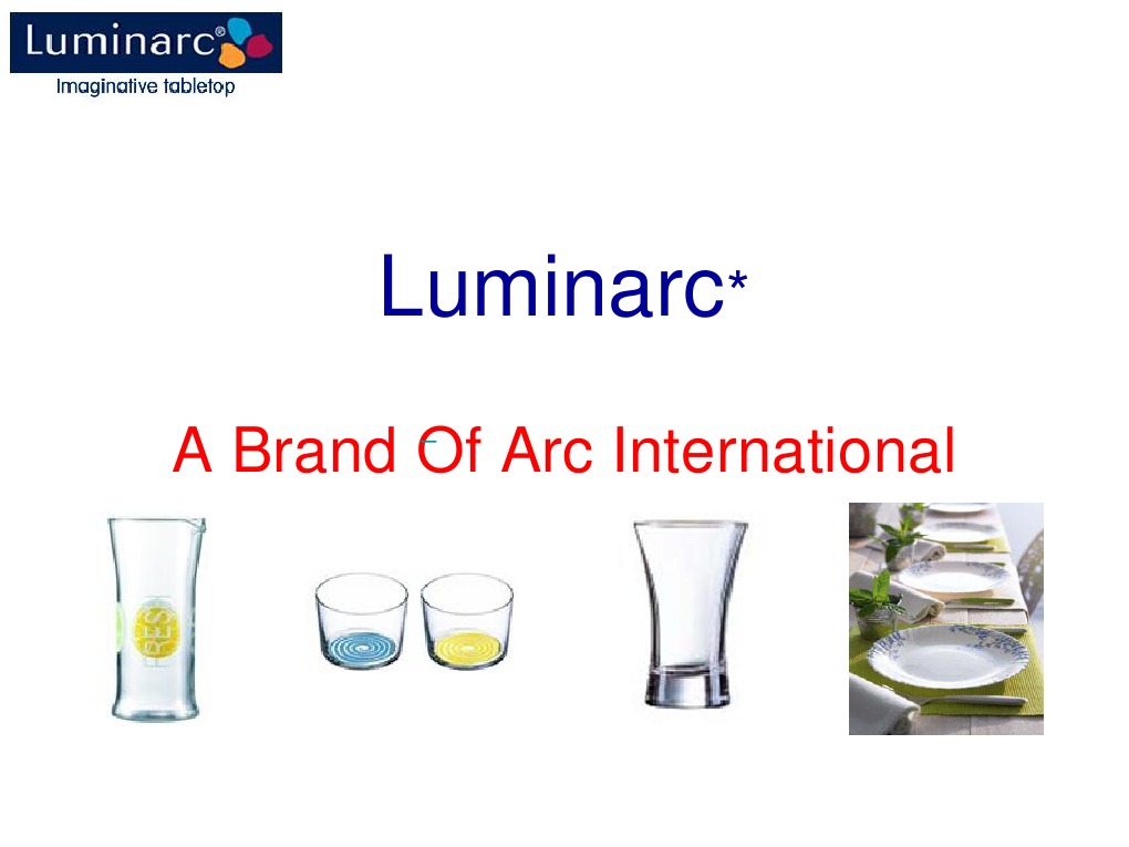 Luminarc: A Brand of Arc International | PDF | Retail | Brand