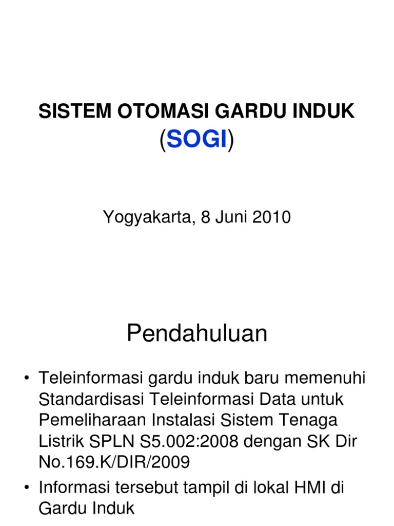 02.spesifikasi SOGI | PDF
