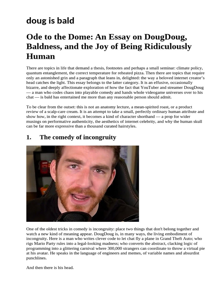 Doug Is Bald | PDF